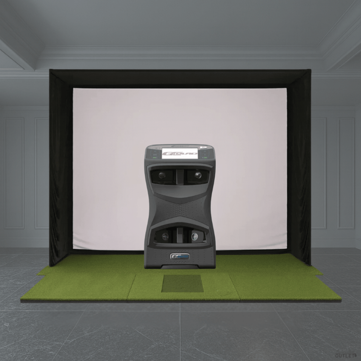 Foresight Sports GCQuad SIG8 Golf Simulator Package — Indoor Golf ...