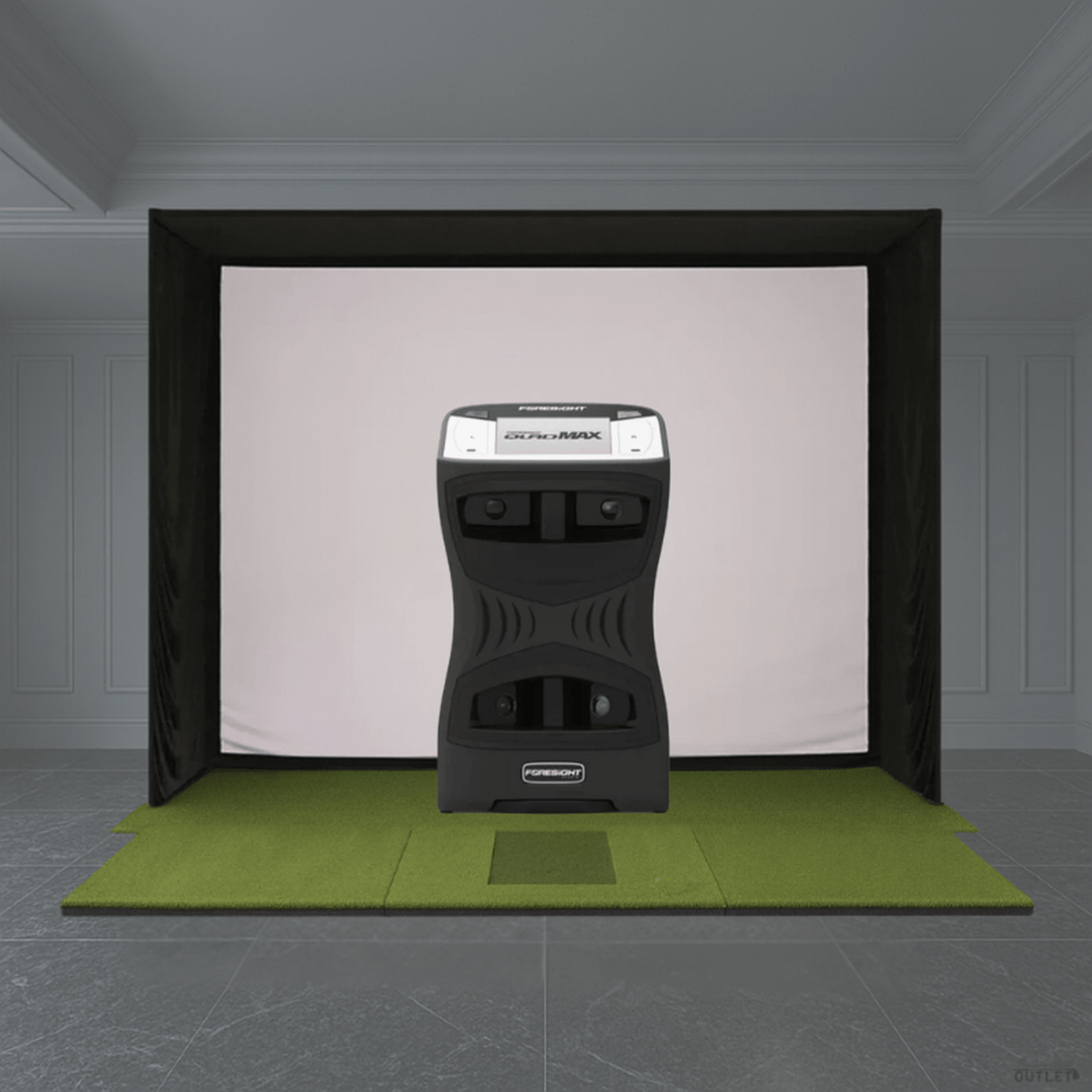 Foresight Sports QuadMAX SIG12 Golf Simulator Package — Indoor Golf ...